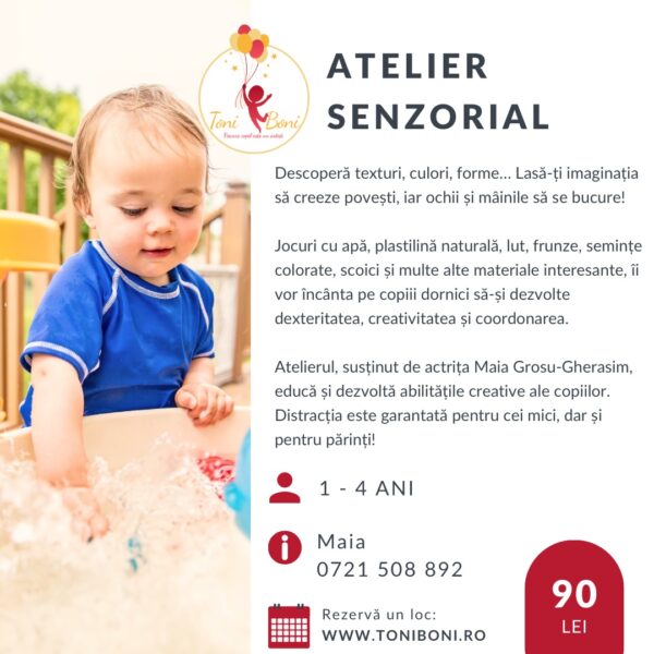 Atelier Senzorial Creativ la Toni Boni - GOKID!