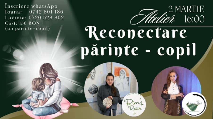 Atelier "Reconectare părinte - copil" 5-10 ani - GOKID!