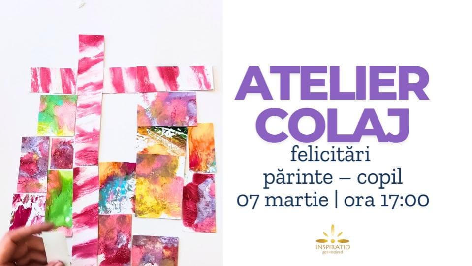 Atelier colaj și felicitări părinte-copil la INSPIRATIO Gift Studio ...
